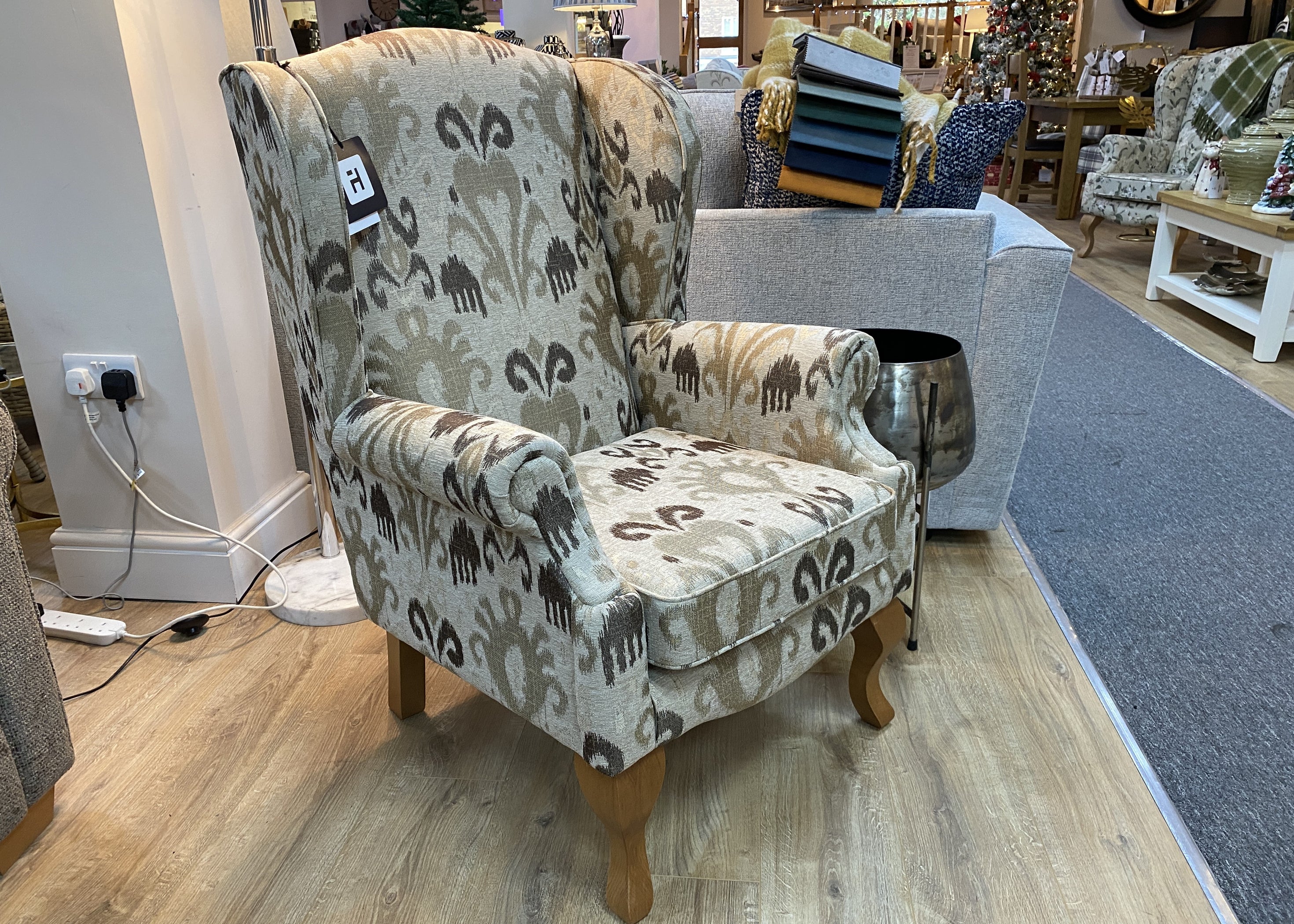 ‘Surrey’ Special Offer Occasional High Backed Scroll Wing Arm Chair ...