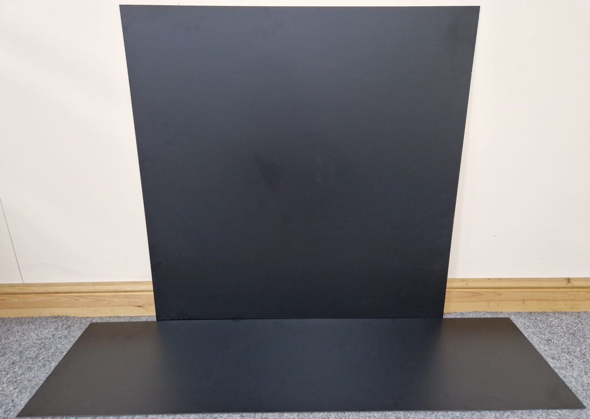 Marble Effect HPL Laminate Fireplace Back Panel & Hearth Sets ...